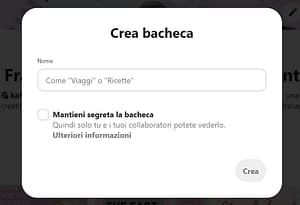 Le bacheche di Pinterest - Cosa sono e come organizzarle